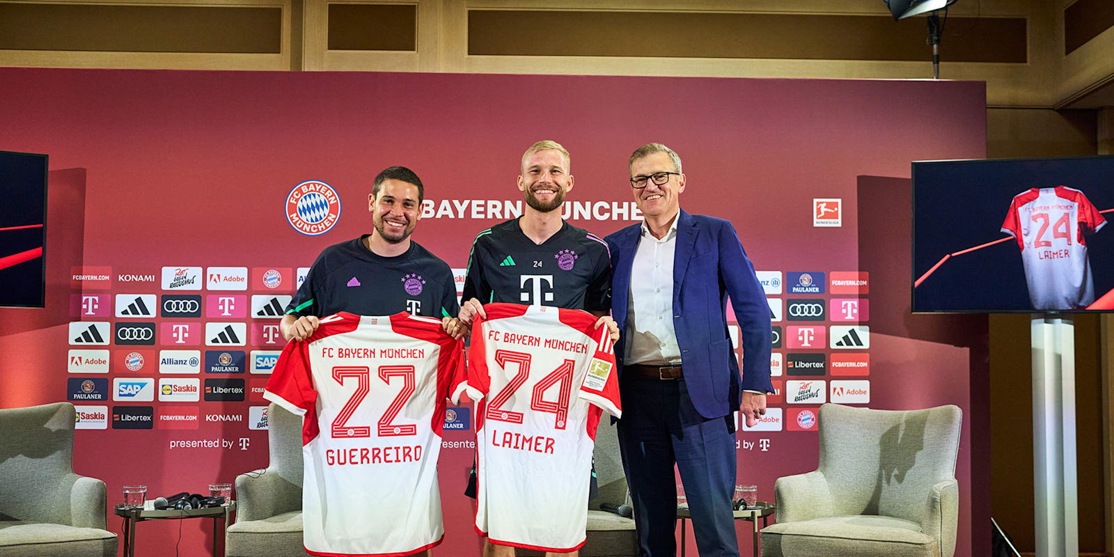 Live blog: Laimer & Guerreiro unveiling | FC Bayern