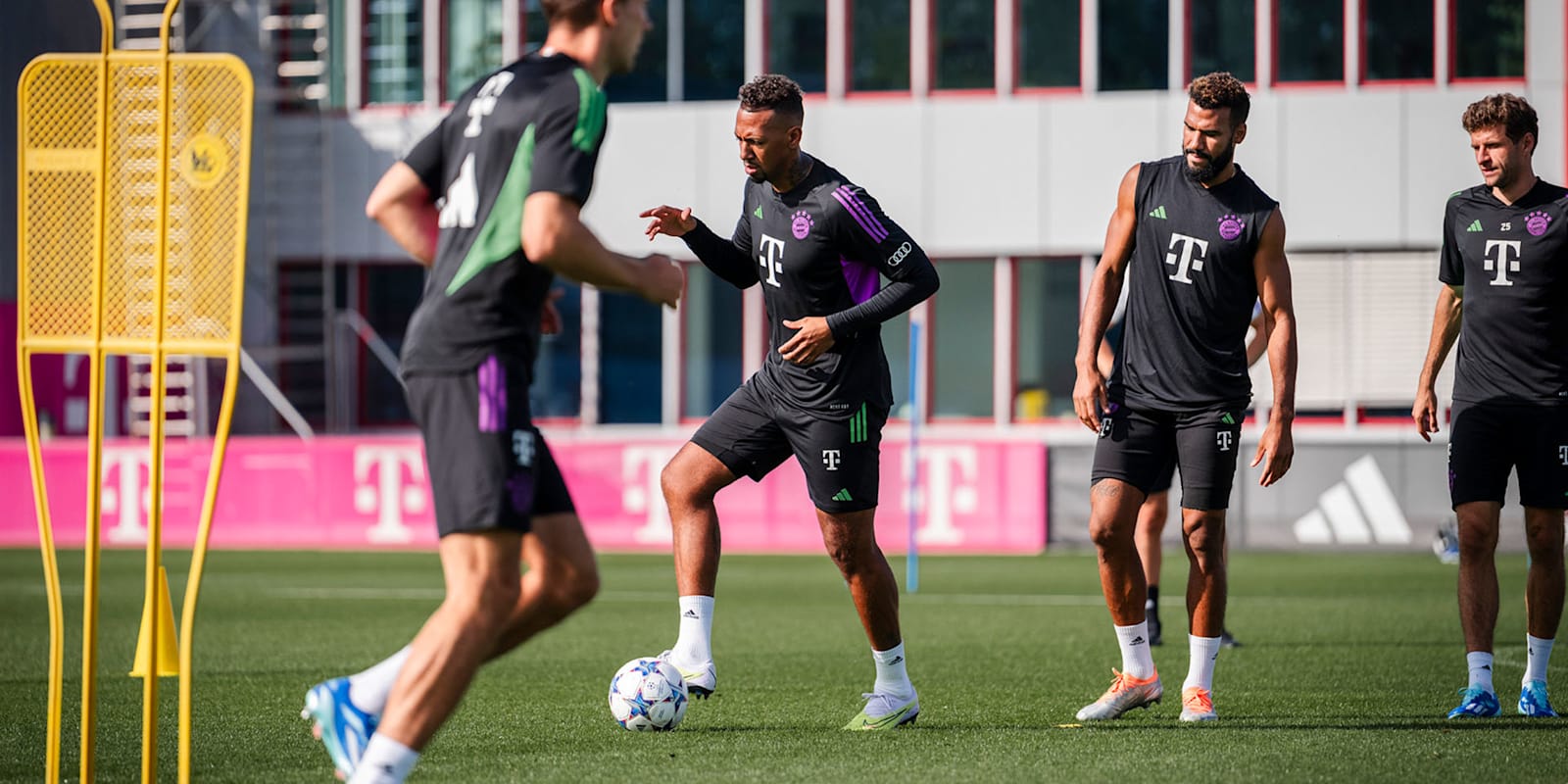 Training on Sunday with Jerome Boateng