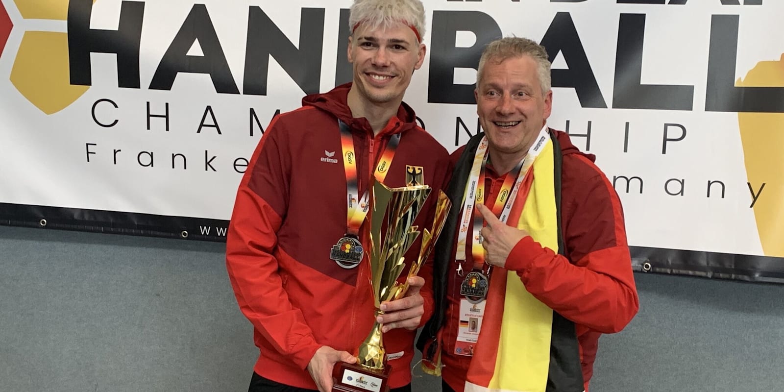 Tony Eberhart bei der European Deaf Handball Championship 2024