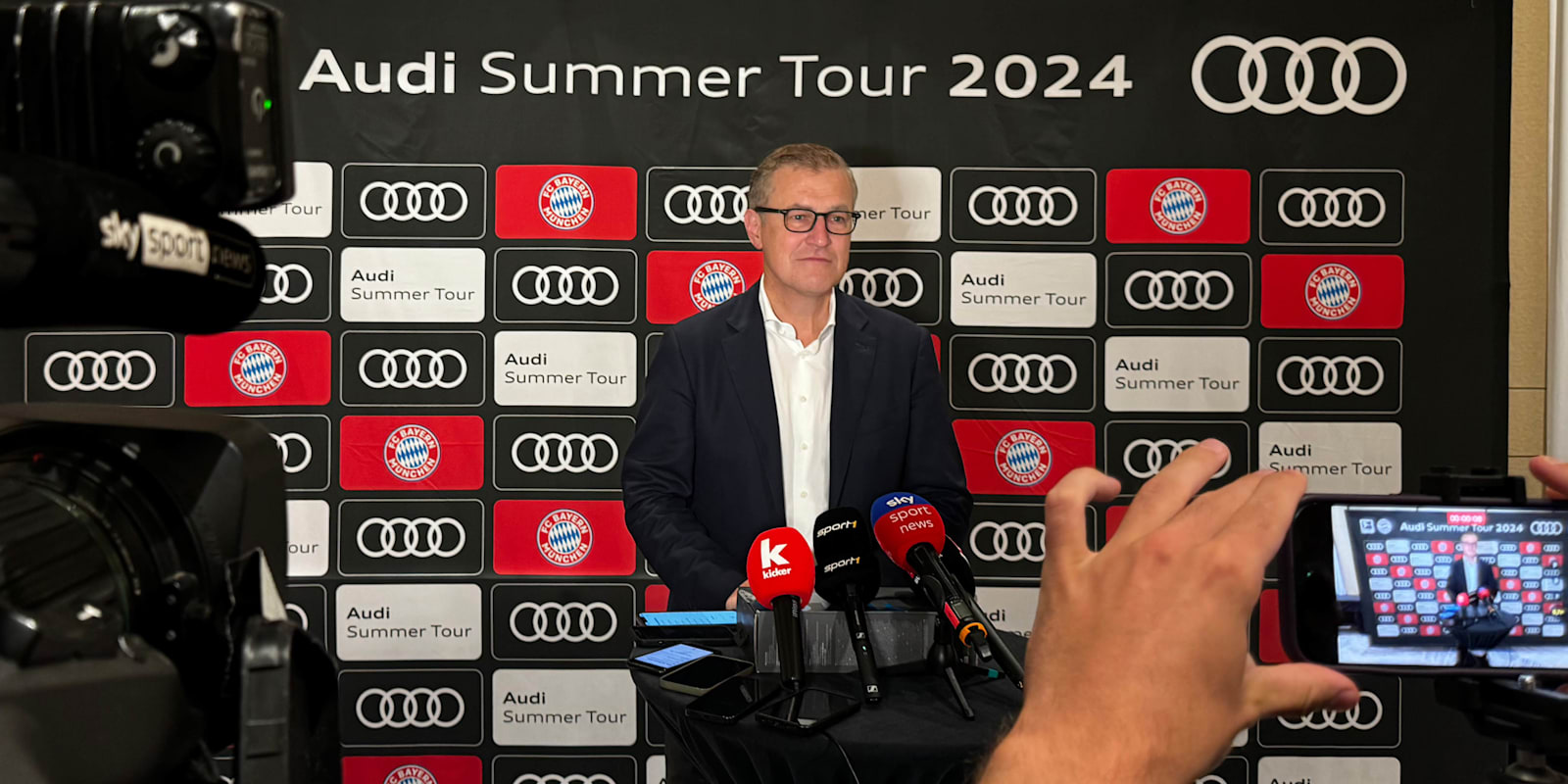 Media round with Jan-Christian Dreesen and Michael Diederich in Seoul