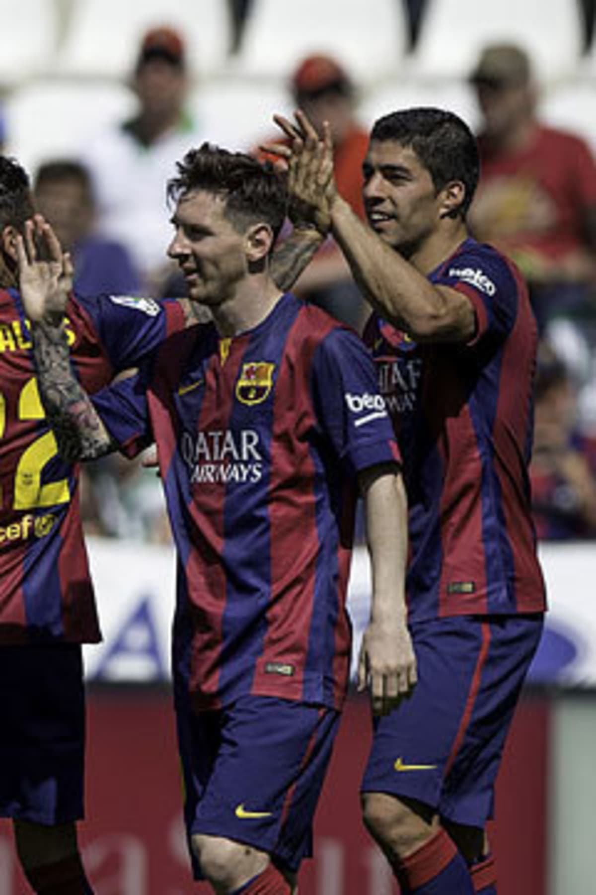 Messi And Neymar And Suarez And Iniesta