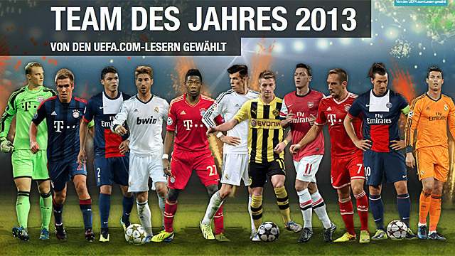 4 jugadores del Bayern en el Equipo del año de UEFA.com - FC Bayern Munich