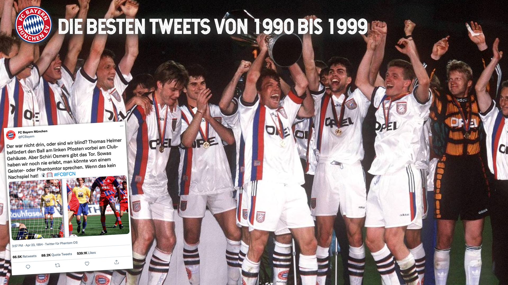 FCB History: Die besten Tweets von 1990 bis 1999